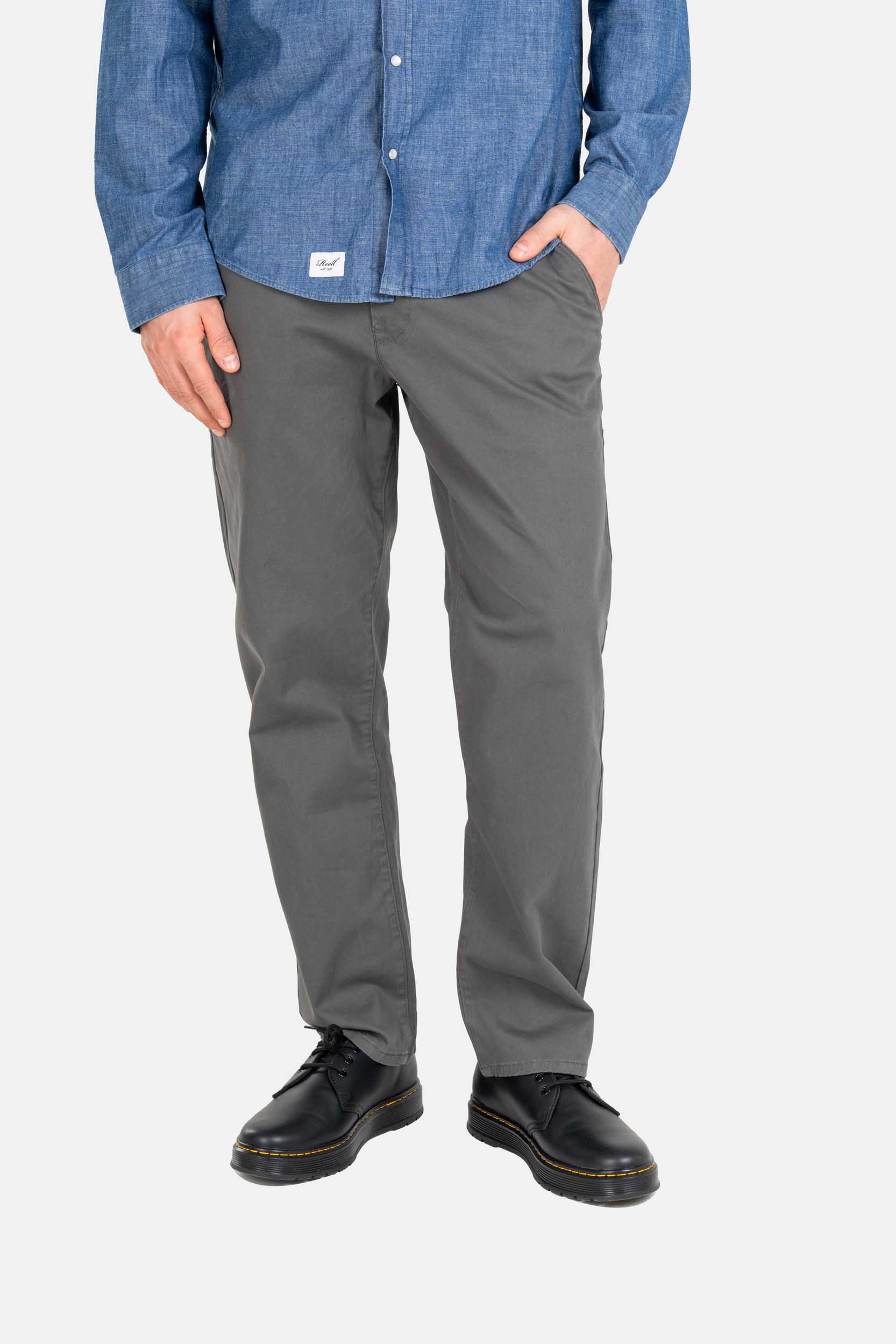 Regular Flex Chino Vulcan Grey REELL-SHOP | The Official Reell Online Shop