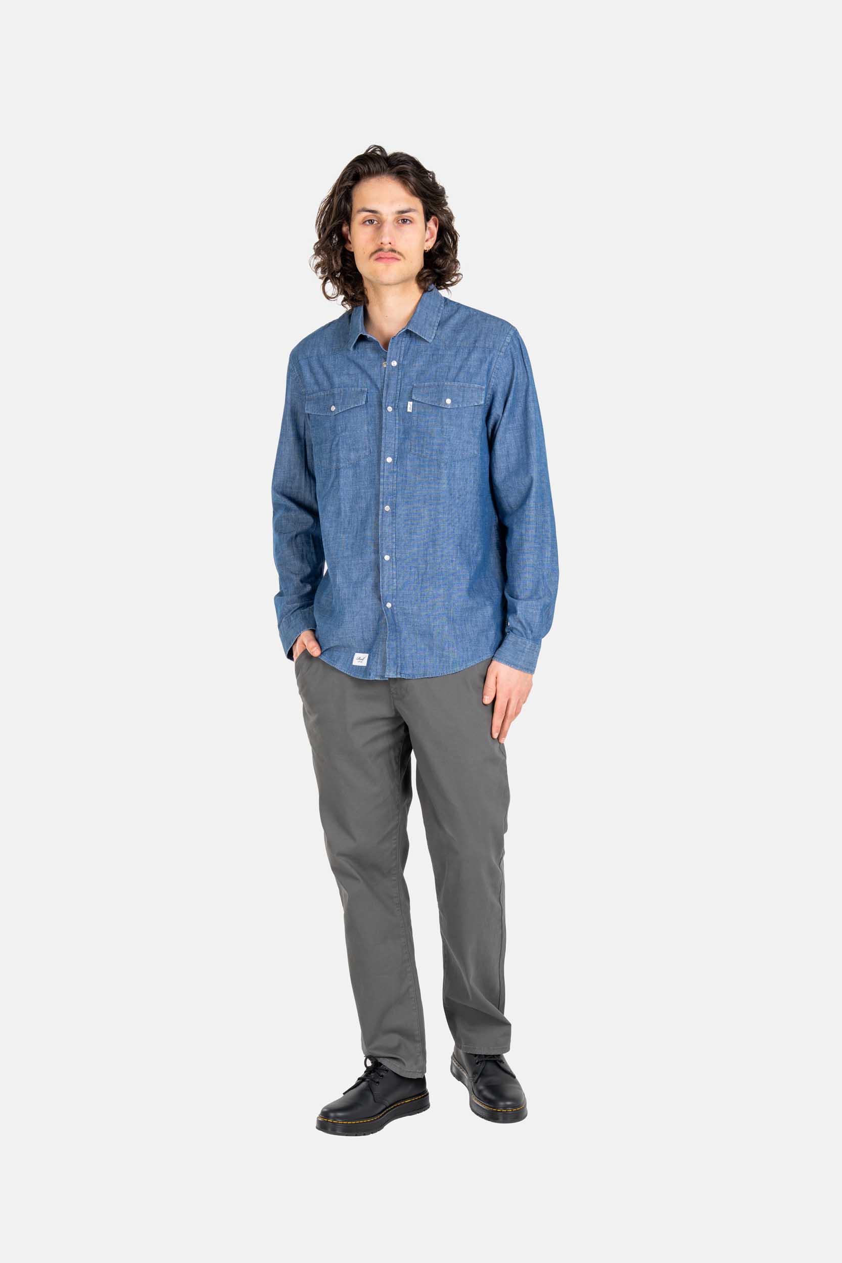 Regular Flex Chino Vulcan Grey REELL-SHOP | The Official Reell Online Shop