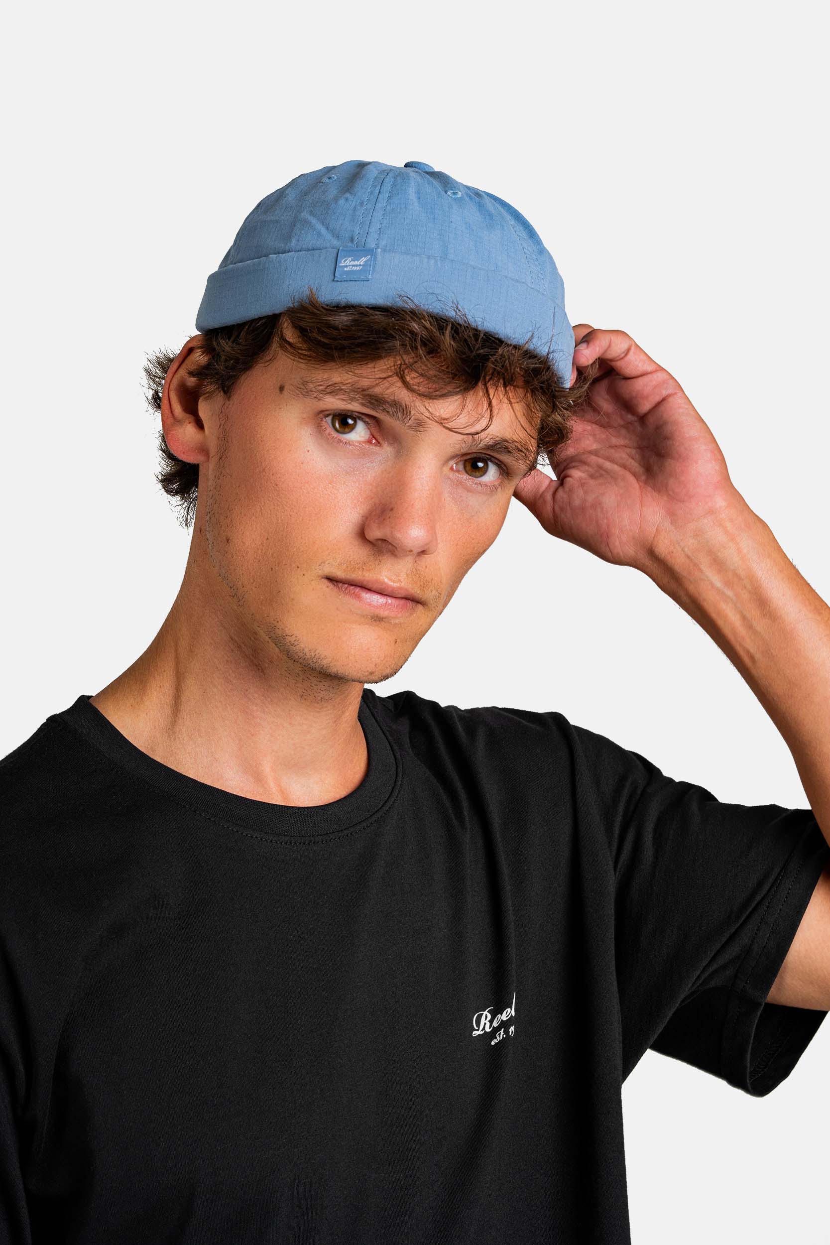 Docker Cap, Fog Blue Mini Ripstop REELL-SHOP | The Official Reell Online Shop