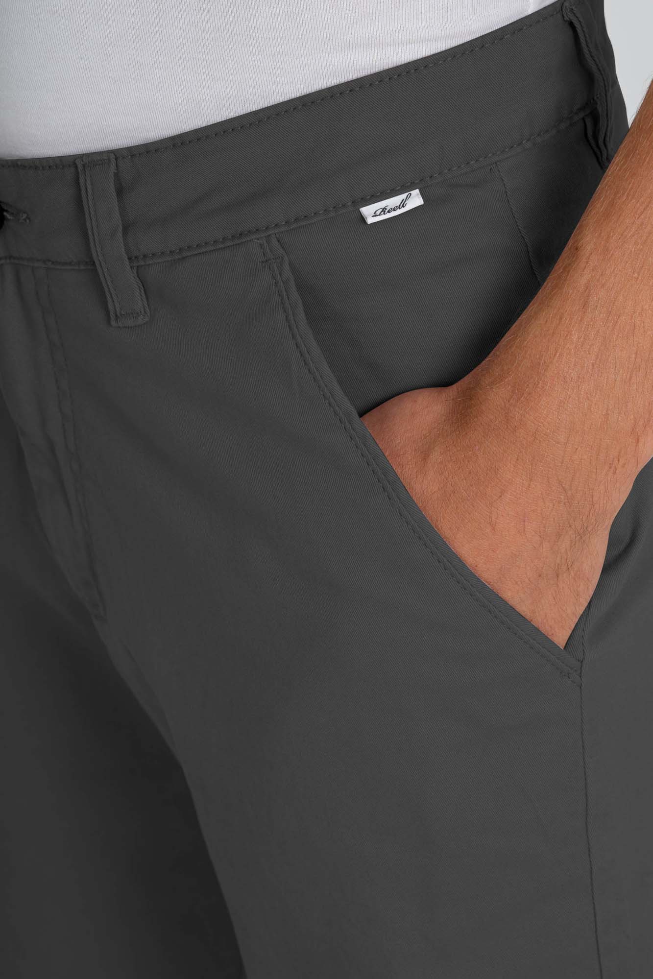 Flex Grip Chino Short Vulcan Grey REELL-SHOP | The Official Reell ...
