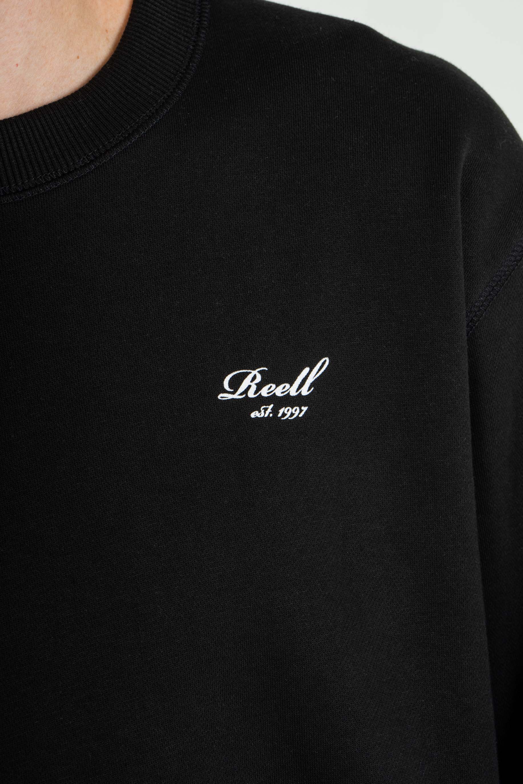 Staple Logo Crewneck Deep Black REELL-SHOP | The Official Reell Online Shop