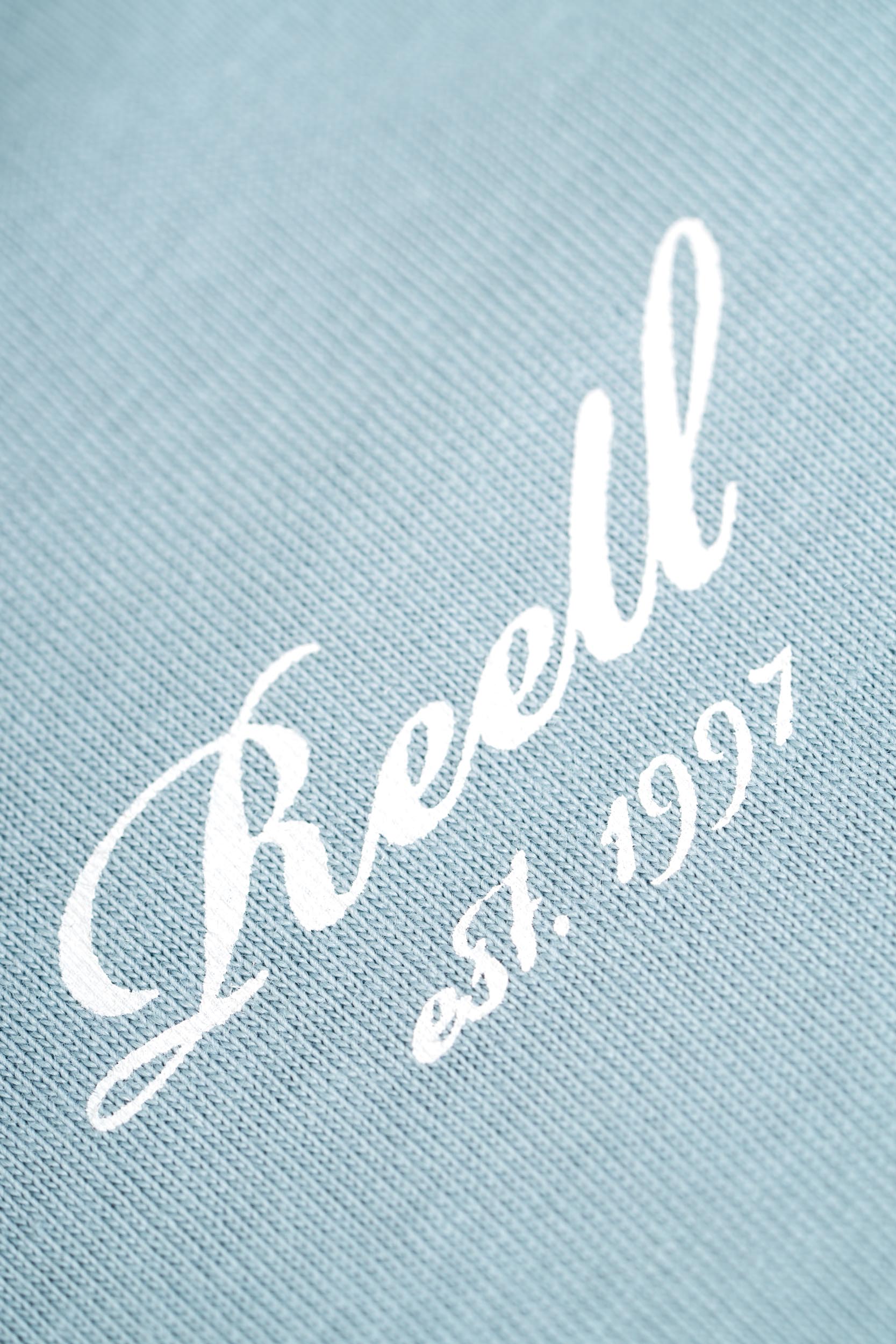 Staple Logo T-Shirt Blue Map REELL-SHOP | The Official Reell Online Shop